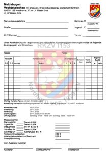 Meldebogen Vechtetalschau - Kaninchen Verein NordhornKaninchen Verein ...